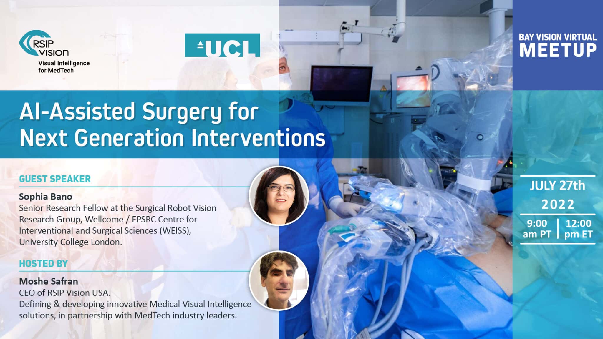 Bay Vision Meetup - AI-assisted Surgery for Next Generation