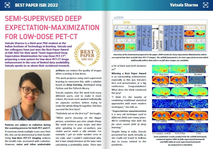 Semi Supervised Deep Expectation Maximization For Low Dose